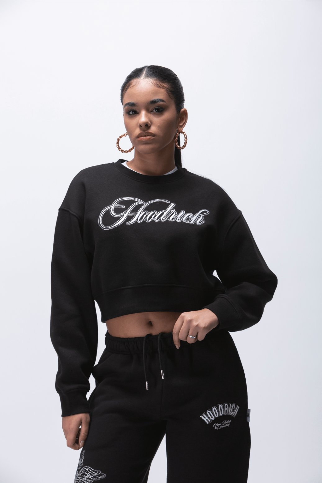 HOODRICH - POLERON HOODRICH FIGURE CROPPED SWEATSHIRT MUJER | Ofertitas